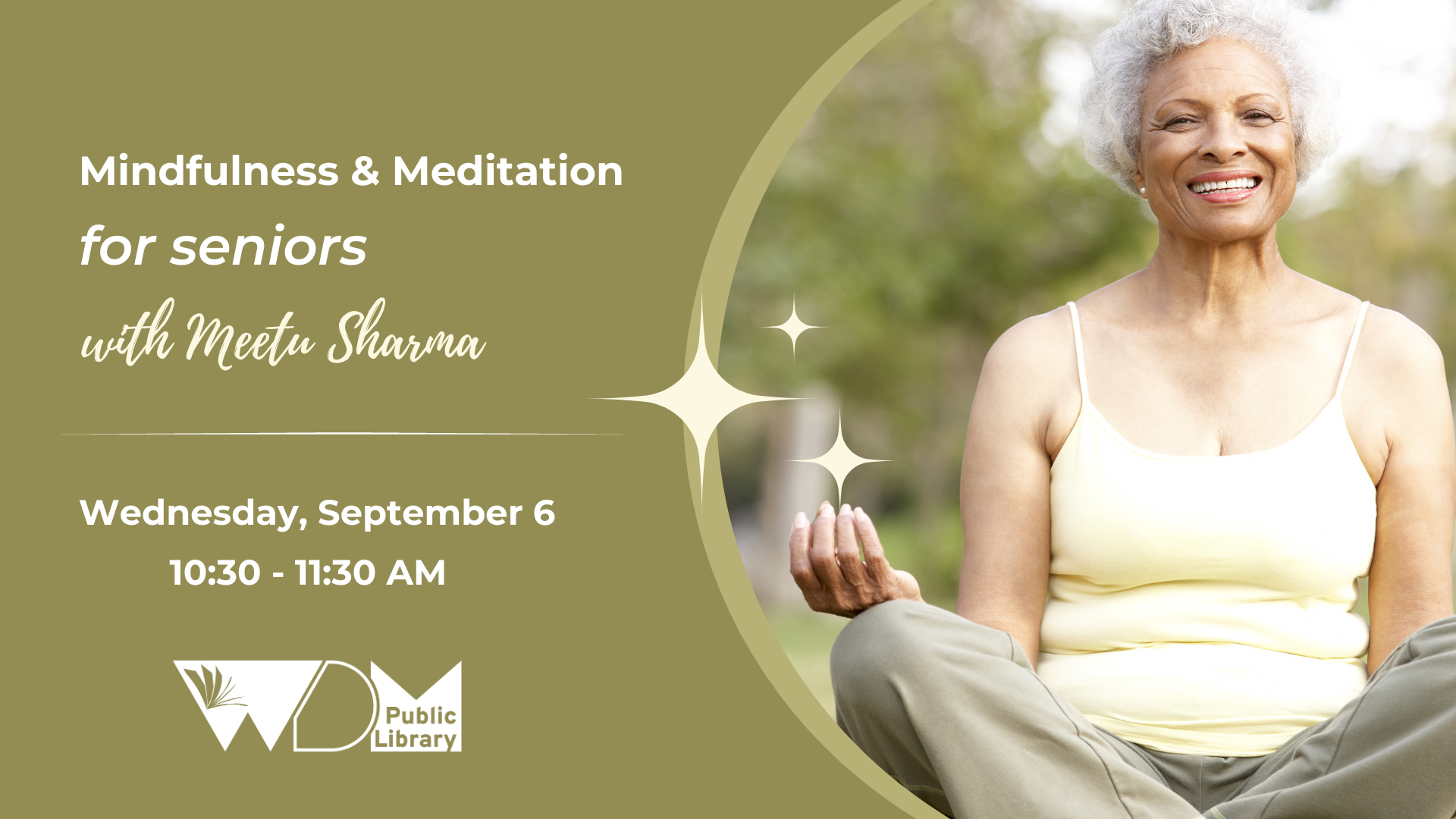 Mindfulness and Meditation for Seniors | West Des Moines Public Library